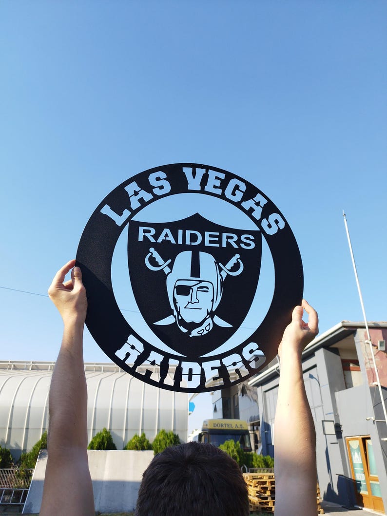 Metal Las Vegas Raiders Wall Decor - Etsy