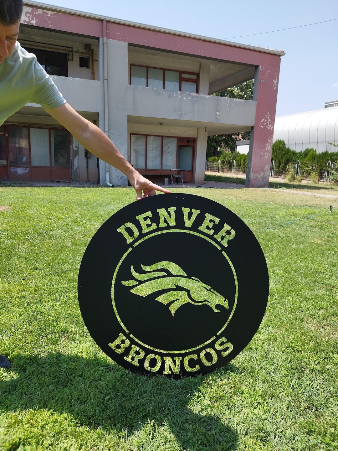 Metal Denver Broncos Wall Decor - Etsy