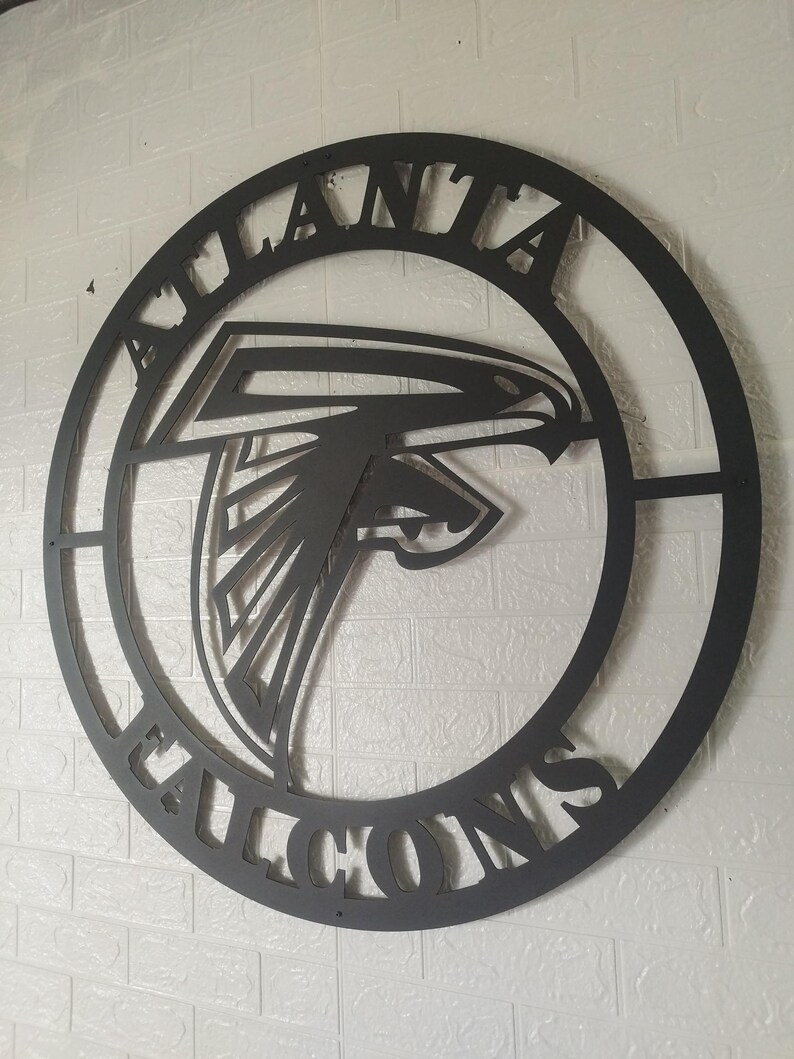 Metal Atlanta Falcons Wall Decor - Etsy