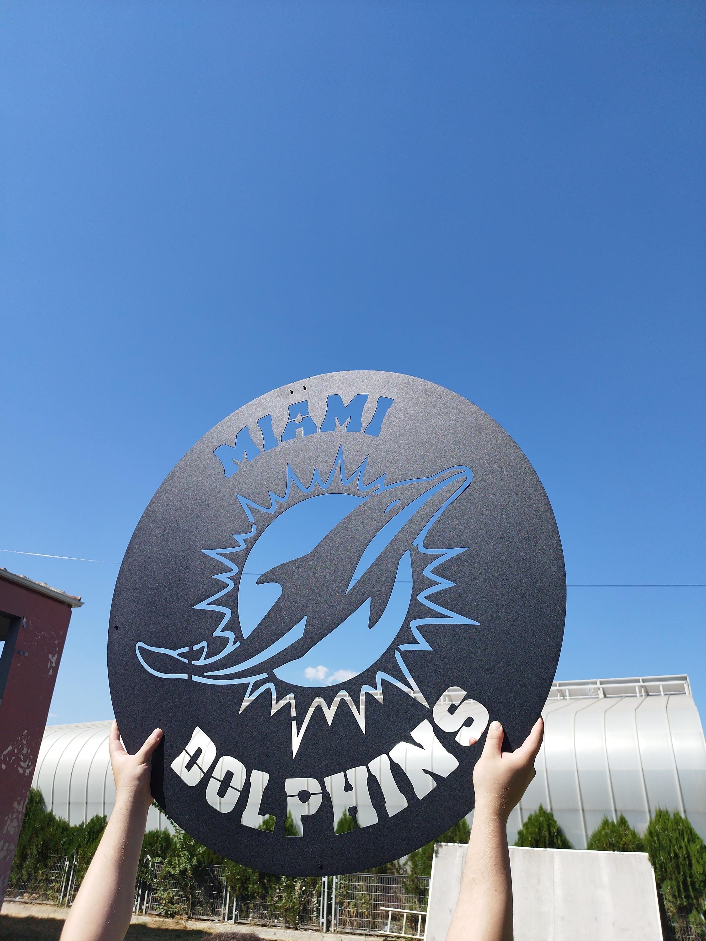 Metal Miami Dolphins Wall Decor - Etsy