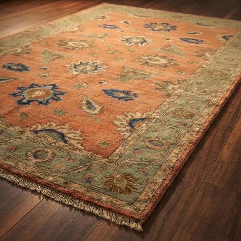 Oushak Terracotta Rugs - Etsy UK