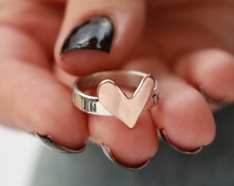 Copper Wedding Band - Etsy