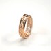 Rose Gold Stack Rings Set of 4 Rings. Hammered Rose Gold - Etsy