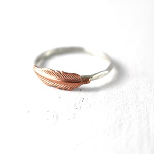 Feather Stack Ring Stack Ring Stack Band Sterling Silver - Etsy