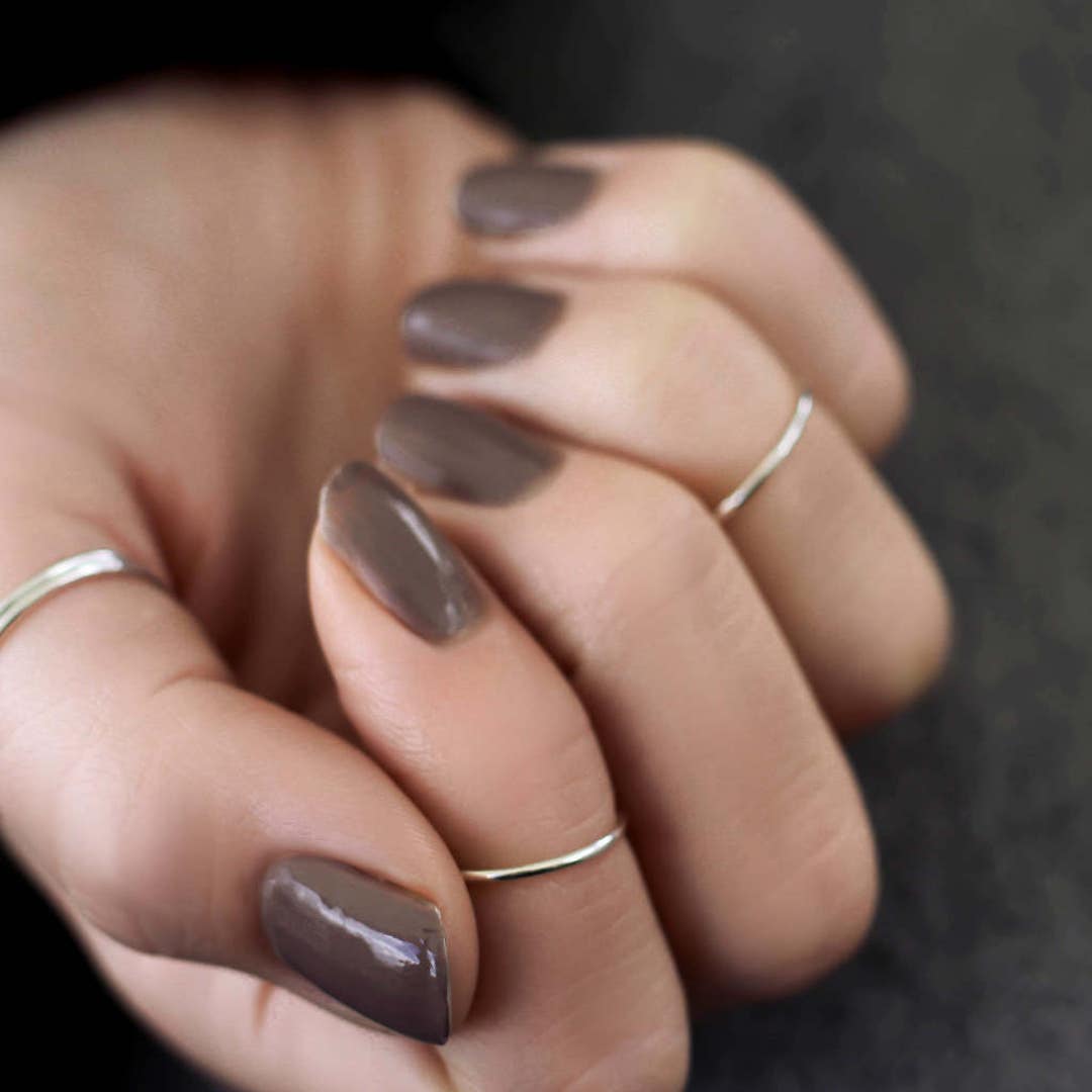 Sterling Midi Ring, Sterling Silver Stack Ring, Silver Band, Sterling ...