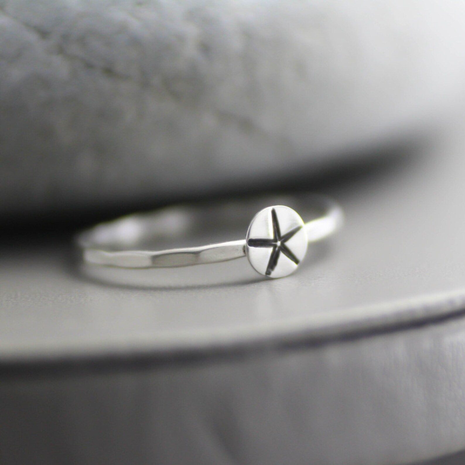 Starfish Ring Sea Star Stack Ring Stack Ring Silver Stack - Etsy
