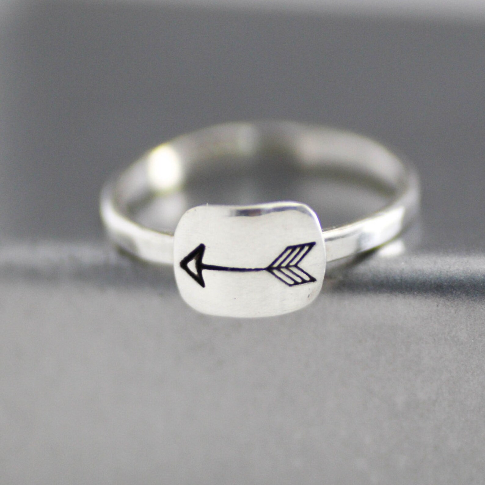 Silver Arrow Ring Sterling Arrow Ring Boho Arrow Ring - Etsy