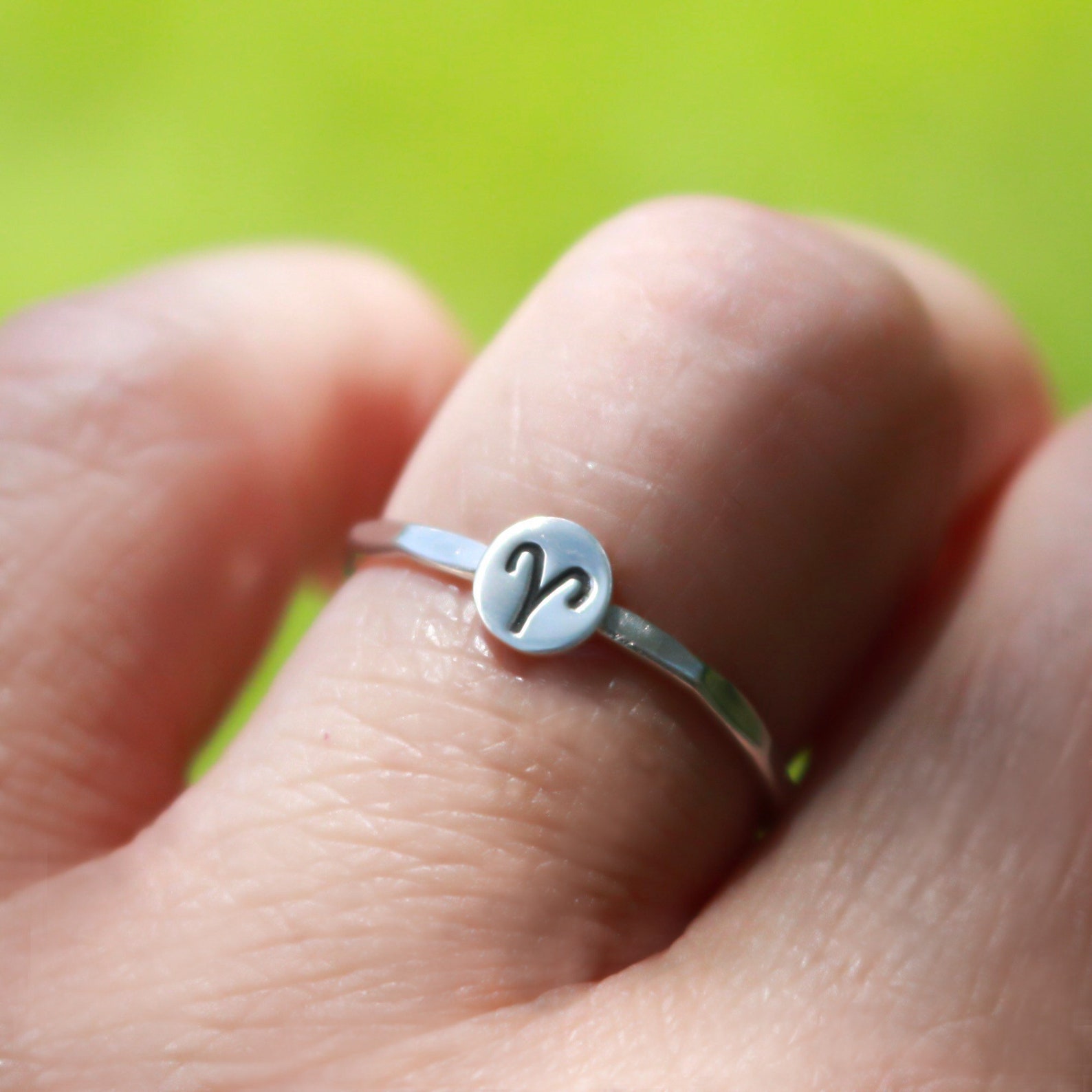 Zodiac Symbol Ring Astrology Ring Birthday Ring Zodiac | Etsy