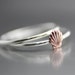 Sea Shell Ring, Shell Stack Ring, Tide Pool Ring, Ocean Ring, Stack Rings, Sterling Stack Rings ...