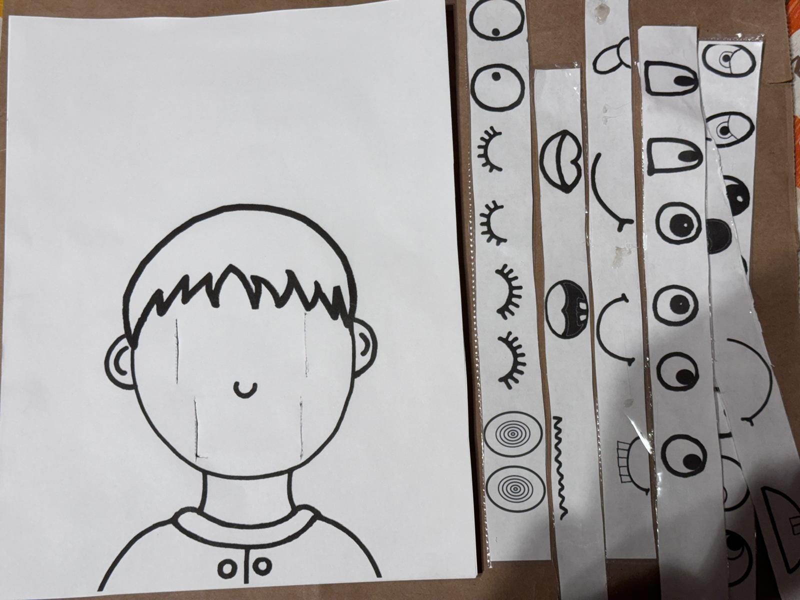 Emotions Crafts for Kids, Digital File, Hilarious Face Exchange ...