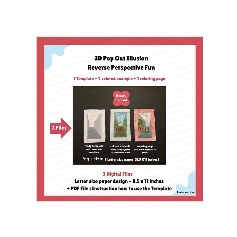 Reverse Perspective Printables - Etsy