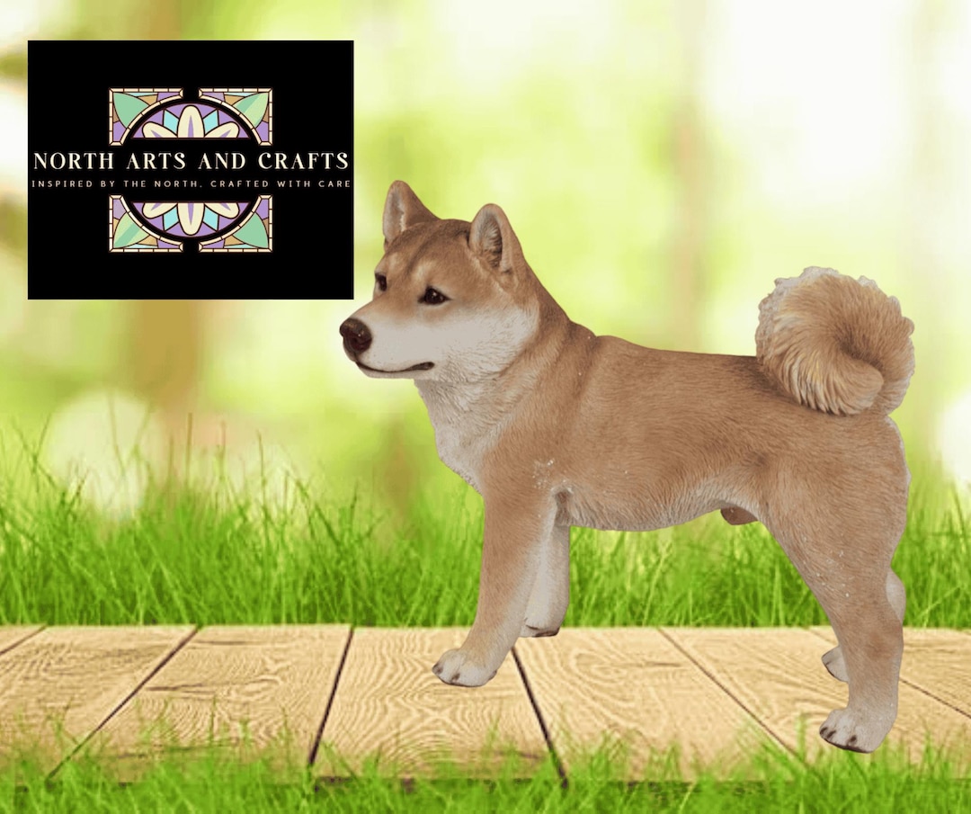 The Shiba Classic – Shiba Inu Standing Resin Figurine for Indoor ...