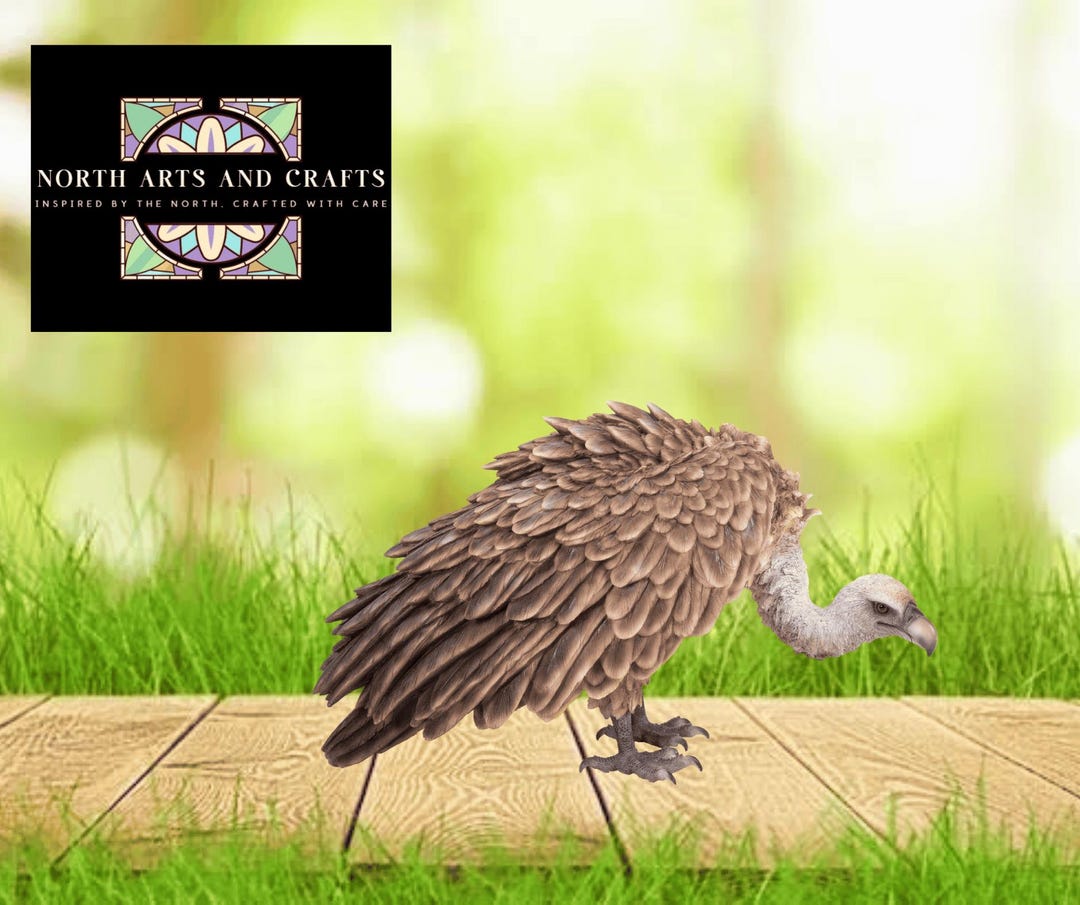 Vulture Figurine : Lifelike Resin Bird Statue for Yard, Patio or Nature ...