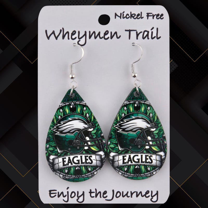 Silver Eagles Earring - Etsy