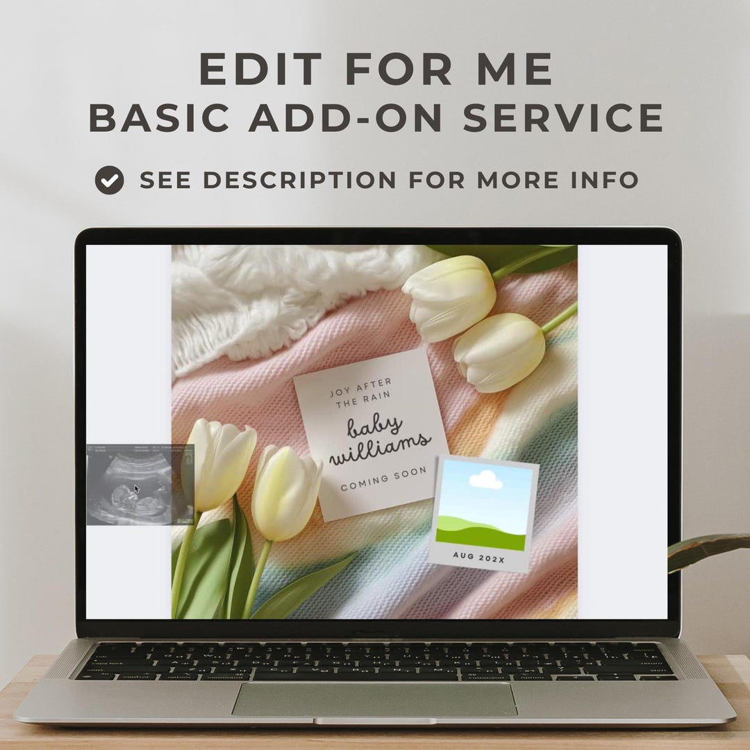 Edit My Template for Me | Customization Add-on | Fast 24-hour ...