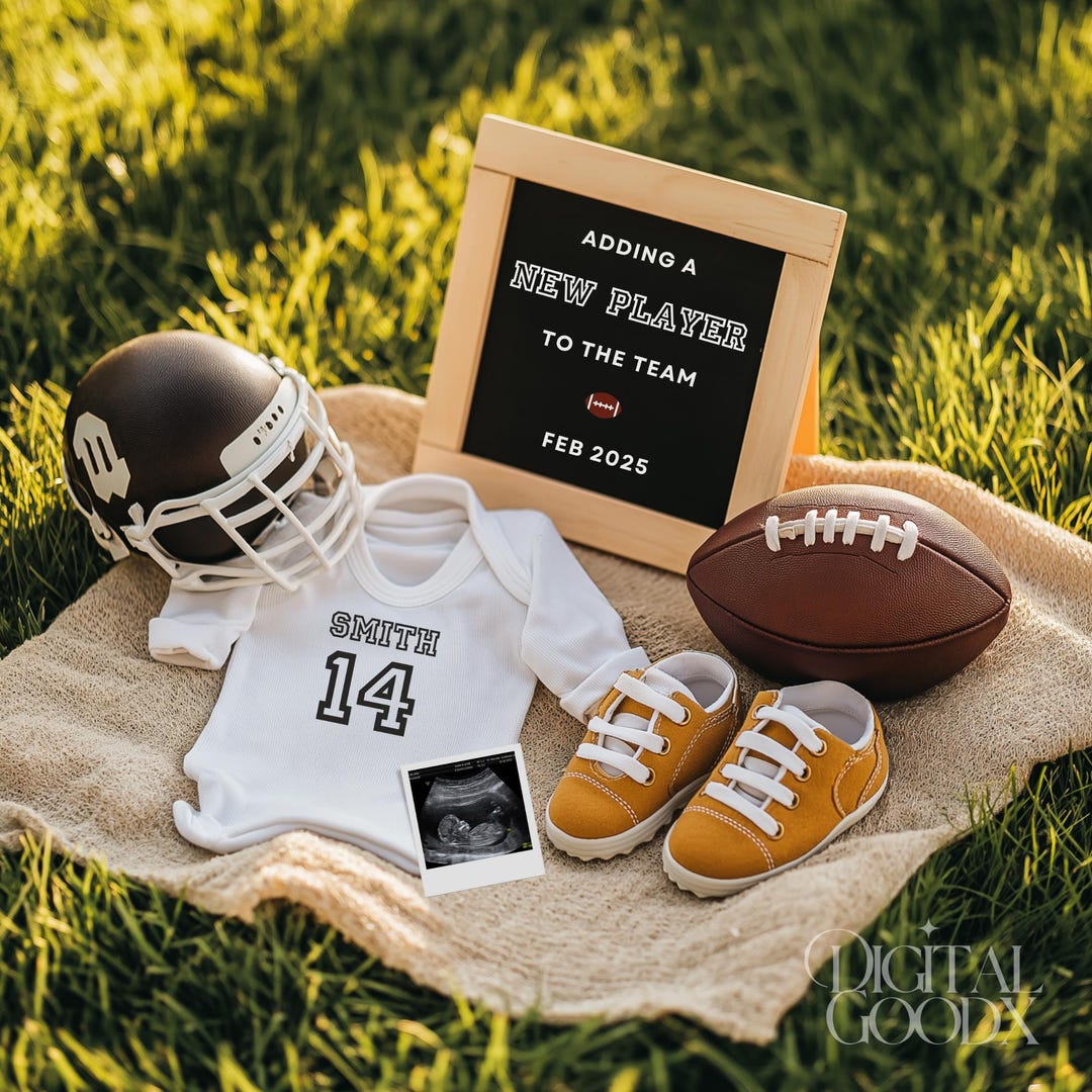 Baseball Pregnancy Announcement Template (digital Download) – Sports ...
