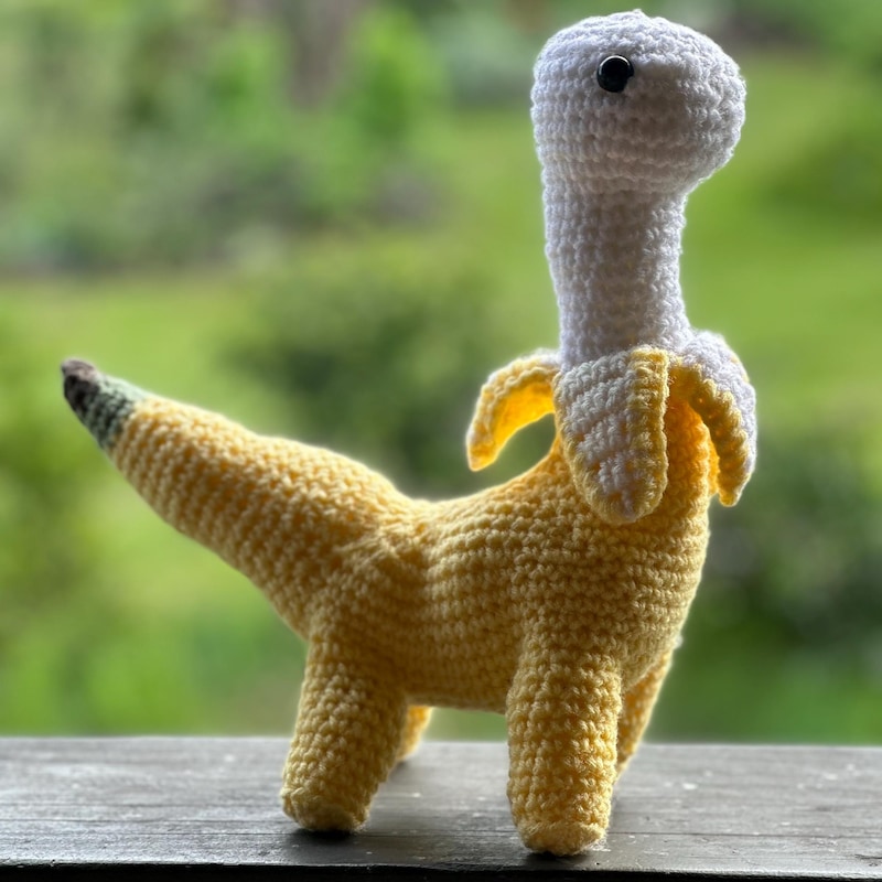 Bananasaurus Crochet Pattern - Etsy