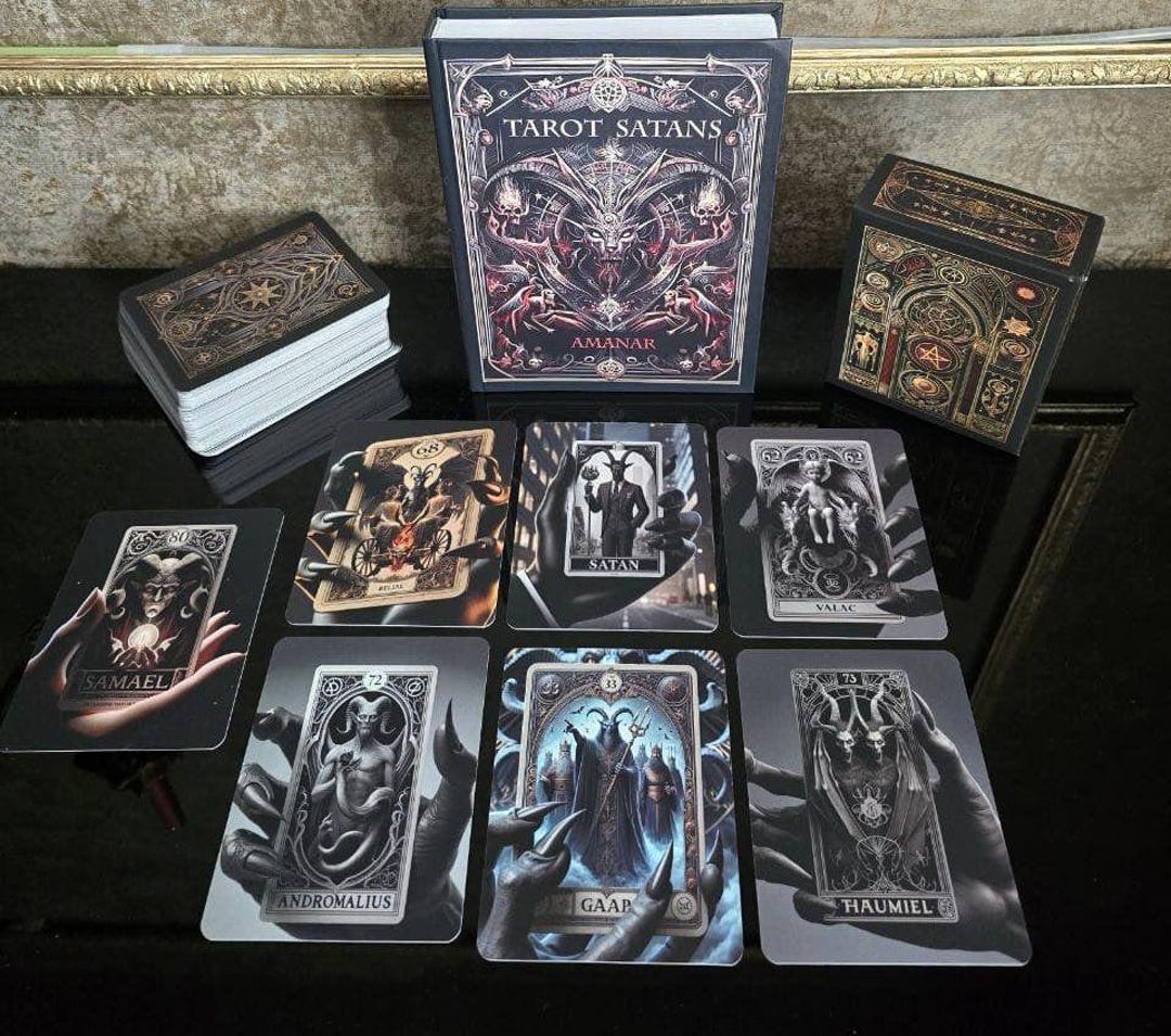 Amanar "tarot Satans" - Etsy