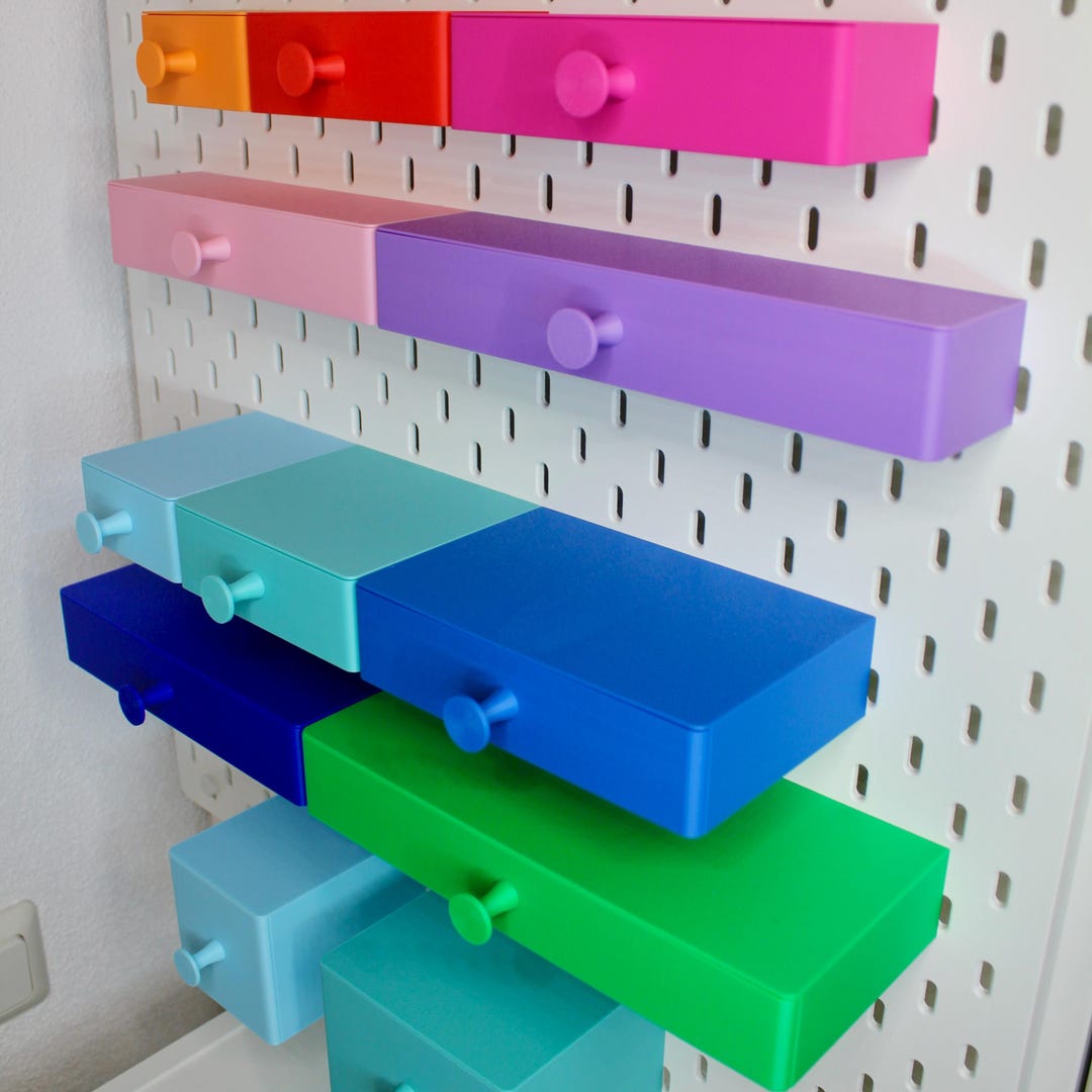 Drawer for IKEA Skadis Pegboard Storage in Various Sizes, Widths and ...