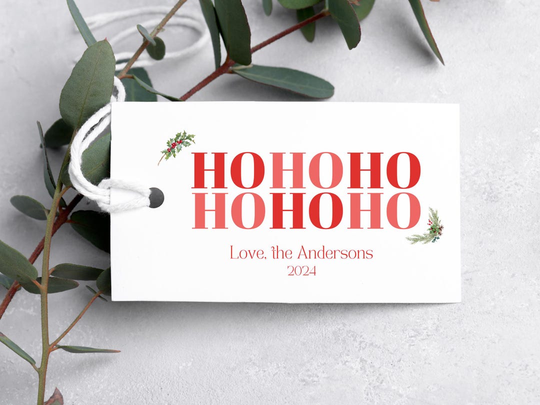 Personalized Gift Tag. Custom Gift Tag. Holiday Gift Wrapping. Gift ...