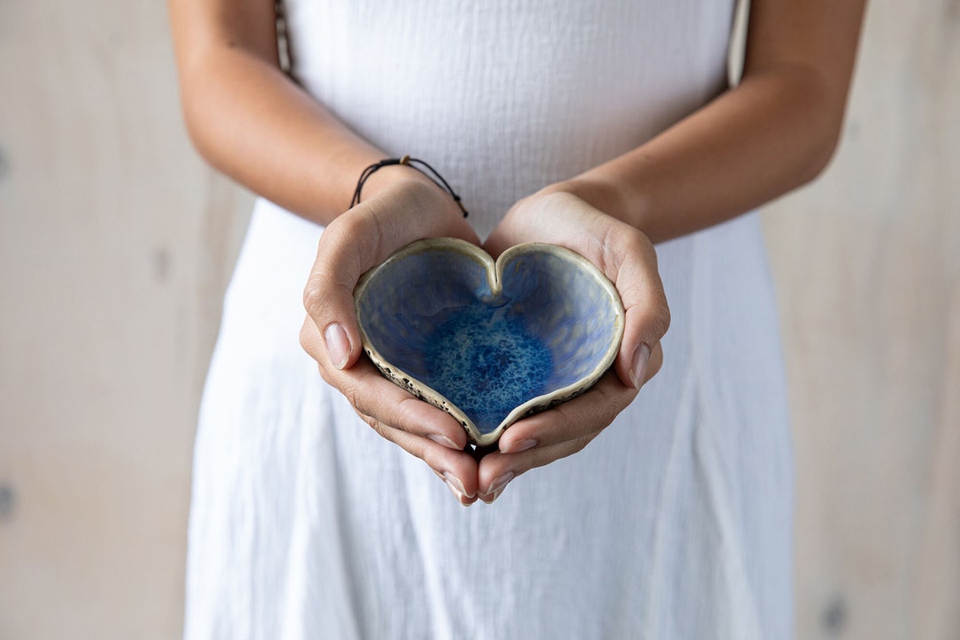 The Perfect Gift Unique Handmade Ceramic Heart Shaped Bowl for ...