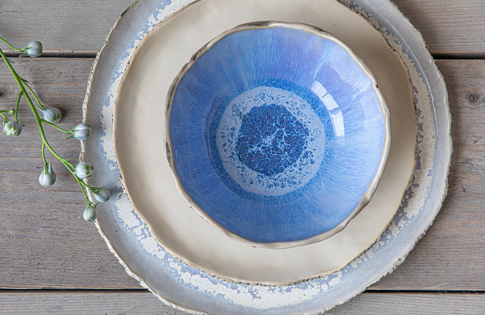 Rustic Dinnerware Set Handmade Ceramics Pottery Dinner Set Dinner ...