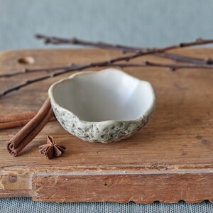 6 Ceramic Spice Bowls Handmade Stoneware 2.7" Pottery Jewelry Condiment ...