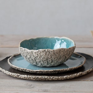 Handmade Ceramic Dinner Set Rustic Pottery Organic Dinnerware - Etsy