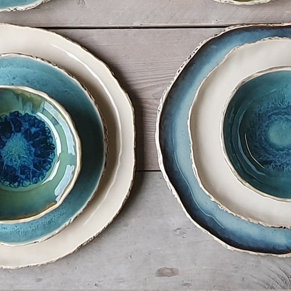 Stoneware Dinnerware - Etsy