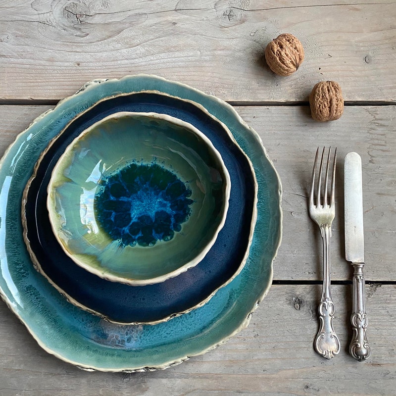 Organic Plates - Etsy