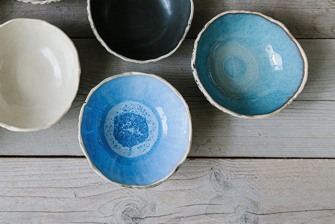 SET OF TWO Tapas Bowls Organic Bowls Handmade Ceramics High Quality ...