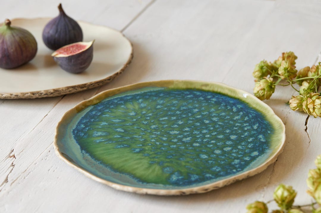 10.6/27cm NEW SIZE Ceramic Dinner Plate Handmade Ceramic Plate ...