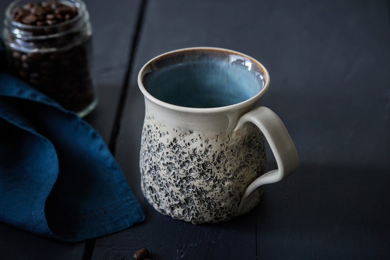 Forest Green Organic Handmade Mug Large Coffee Mug Handmade Tea Cup ...