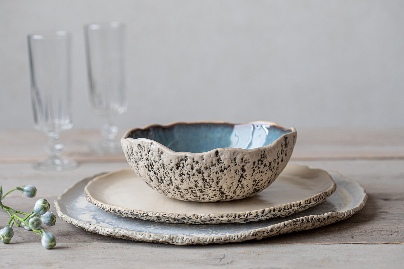 Rustic Dinnerware Set Handmade Ceramics Pottery Dinner Set - Etsy