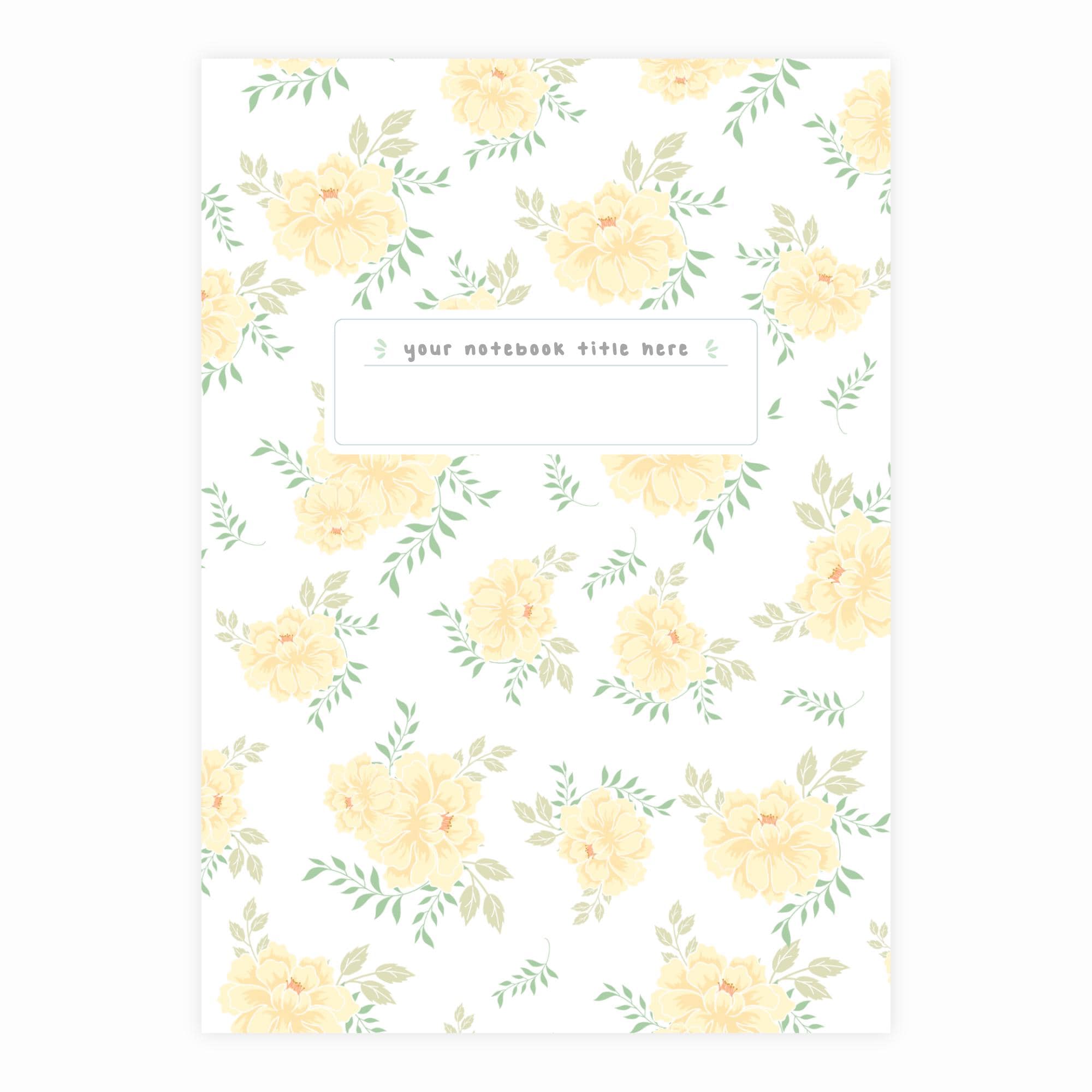 Cute Pastel Notebook Covers | A4 and US Letter | Goodnotes Notebook ...