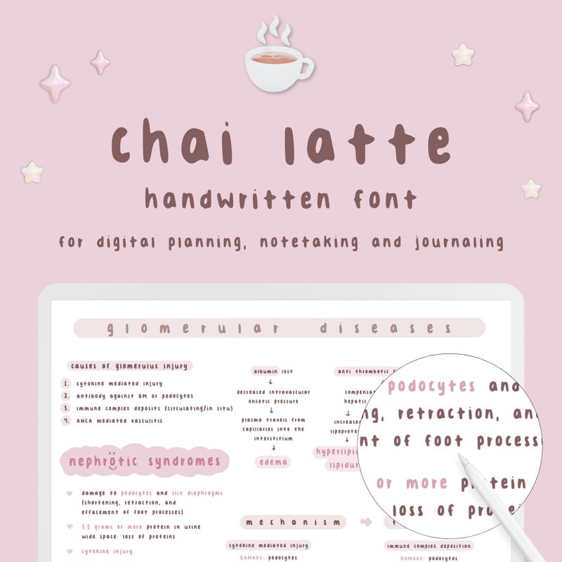 Samsung Note Font - Etsy