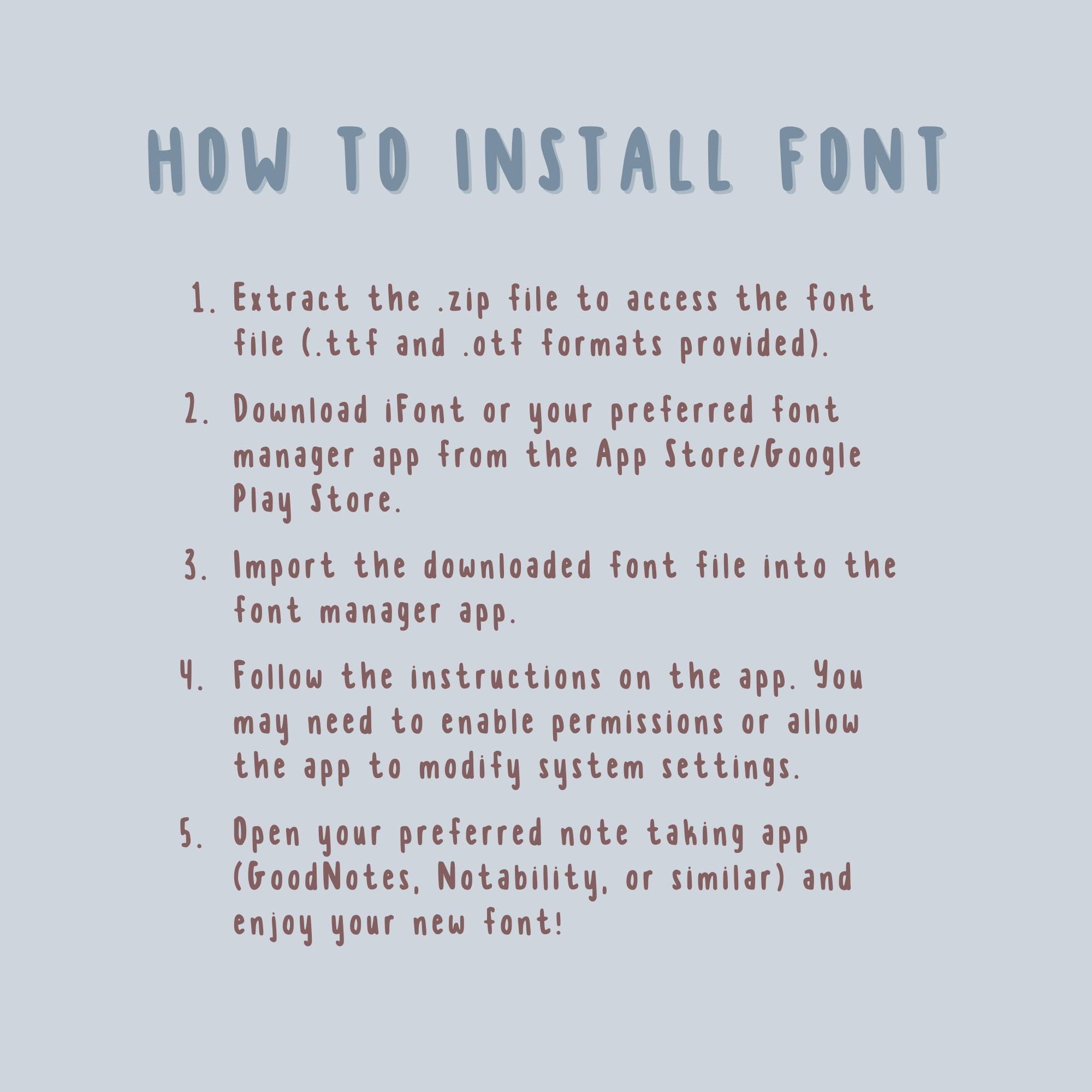 Cozy Corner Font Handwritten Font for Digital Planning, Note-taking ...