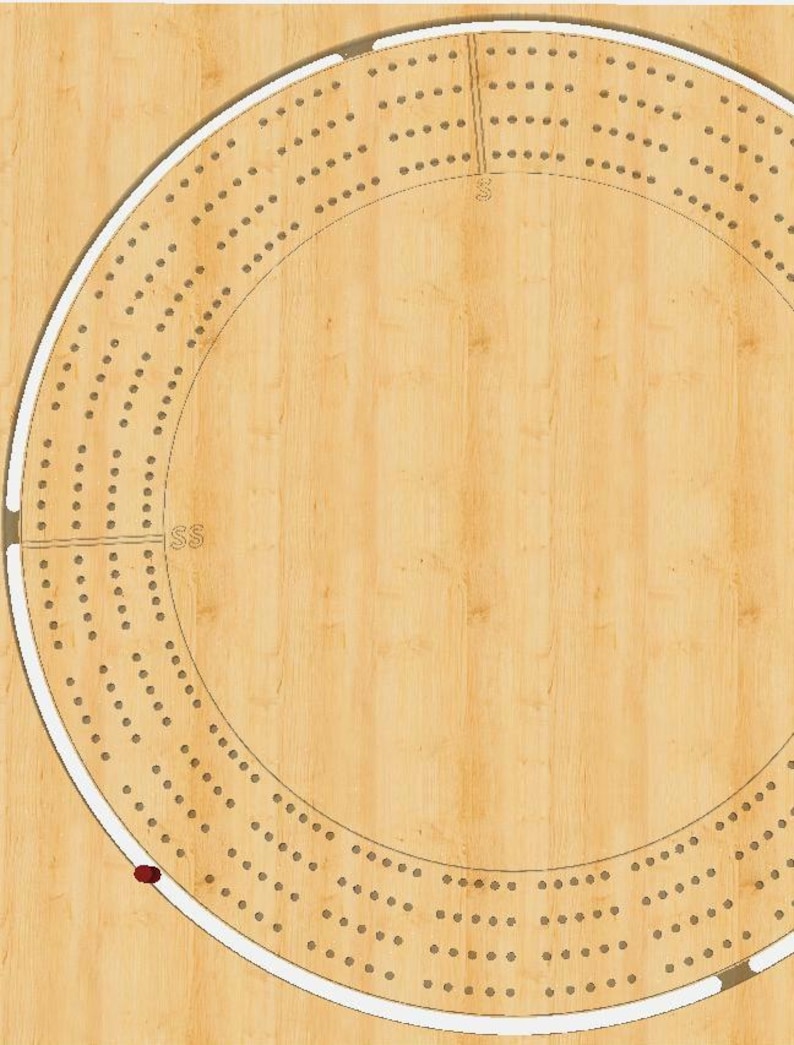 Circle Cribbage Board CNC Files + Project Guide (digital Download) - Etsy