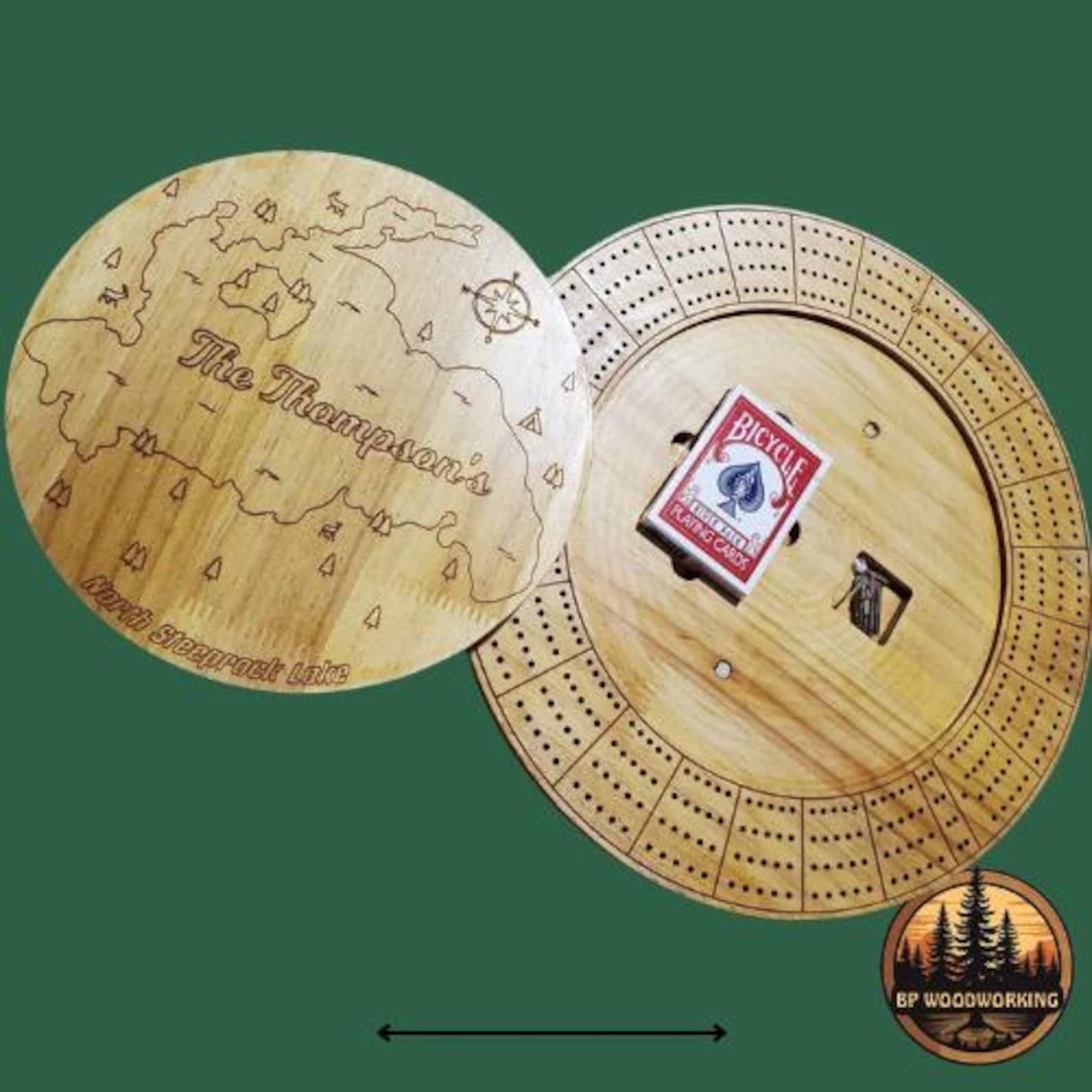 Cribbage Board With Storage - CNC Files + Project Guide (digital ...