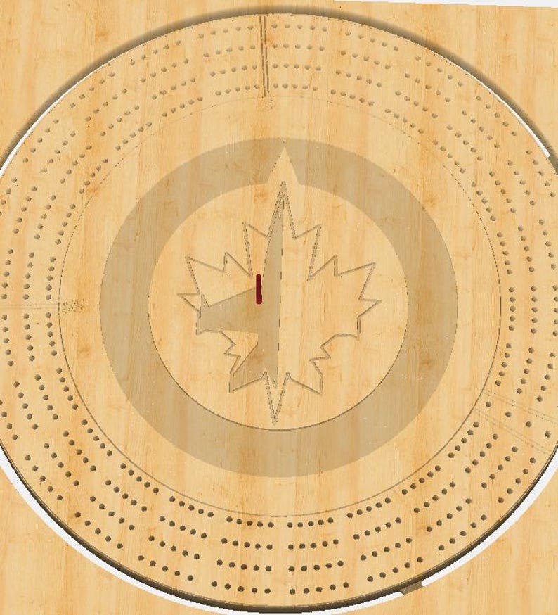 Cribbage Board - Cnc Files + Project Guide - SVG, DXF, Carbide Create ...