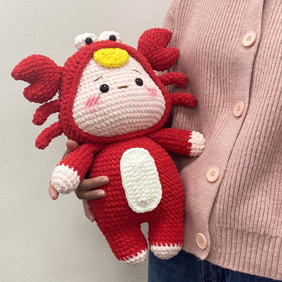 Crab Crochet Pattern, Crab Plush Crochet Pattern, Crab Amigurumi, Sea ...