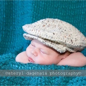 CROCHET PATTERN Digital Download Little Golfers Cap 0-3 Months ...