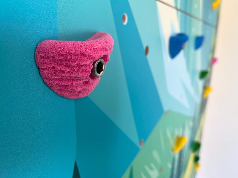 Kids Indoor Climbing Wall Kit: Playroom Rock Wall, Colorful Holds - Etsy