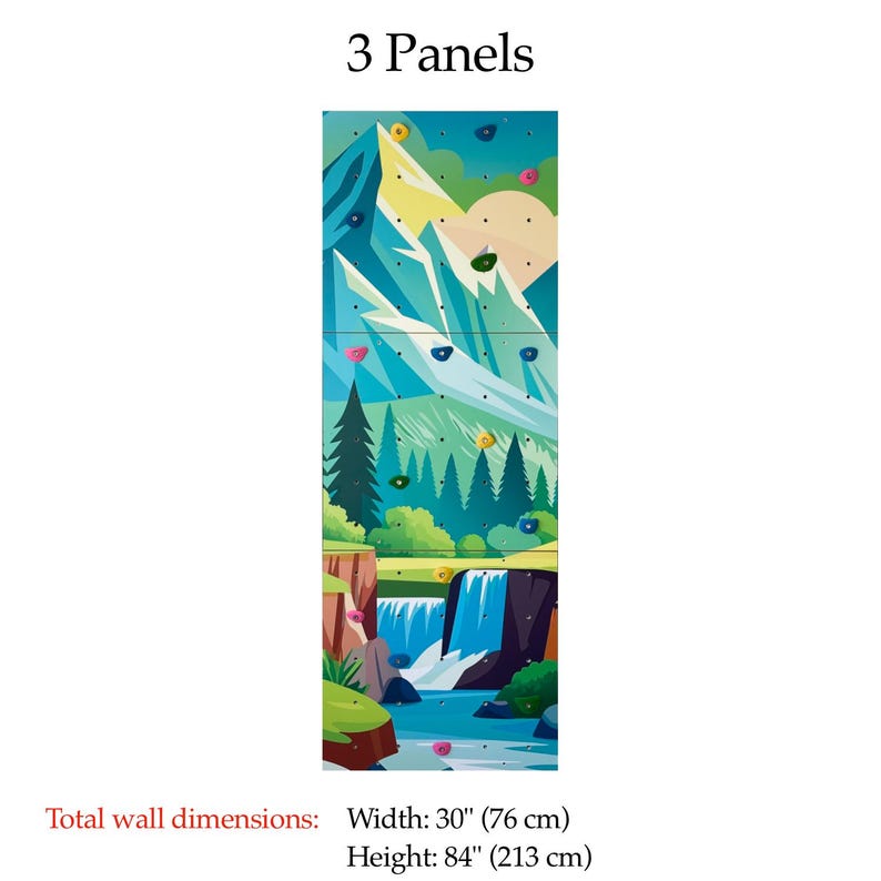 Kids Indoor Climbing Wall Kit: Playroom Rock Wall, Colorful Holds - Etsy
