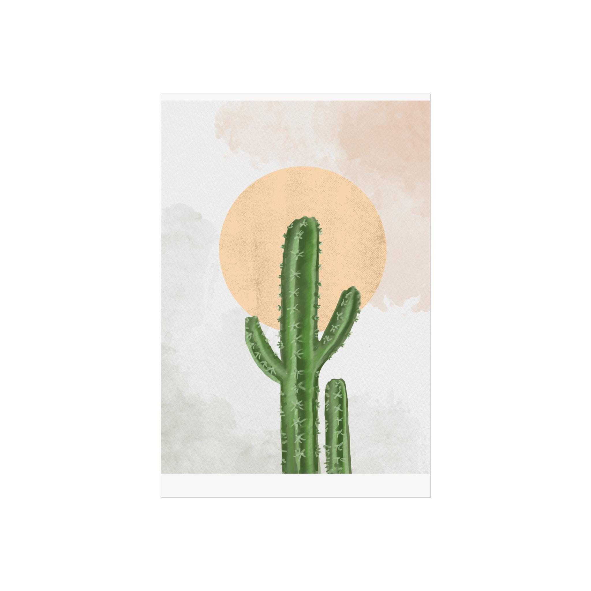 Cactus Posters, Minimalist Art Print Deco for Home Decor, Succulent ...
