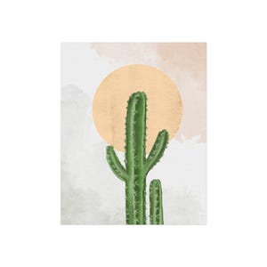 Cactus Posters, Minimalist Art Print Deco for Home Decor, Succulent ...