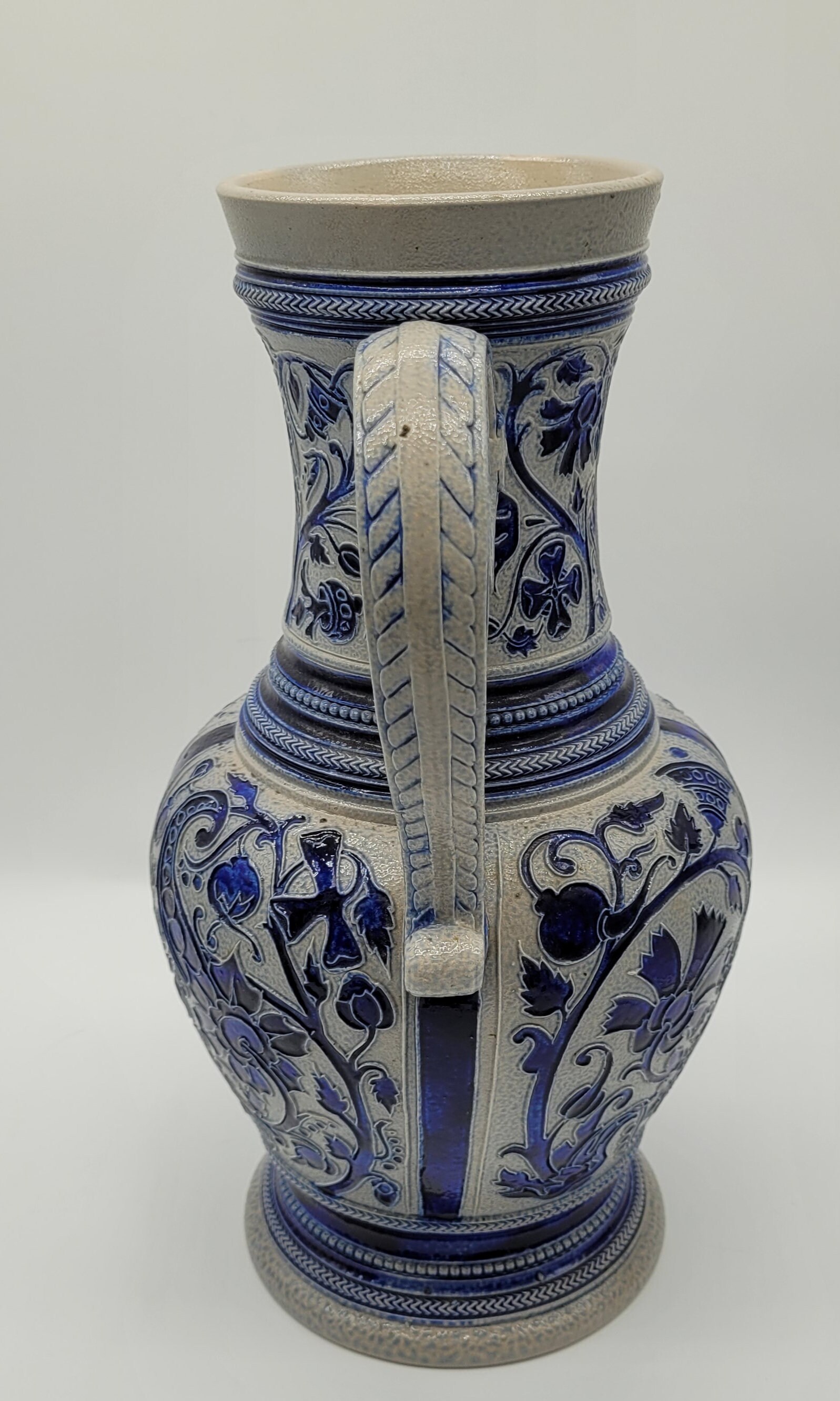 Westerwald Antique Simon Peter Gerz German Salt Glazed Stoneware Two ...