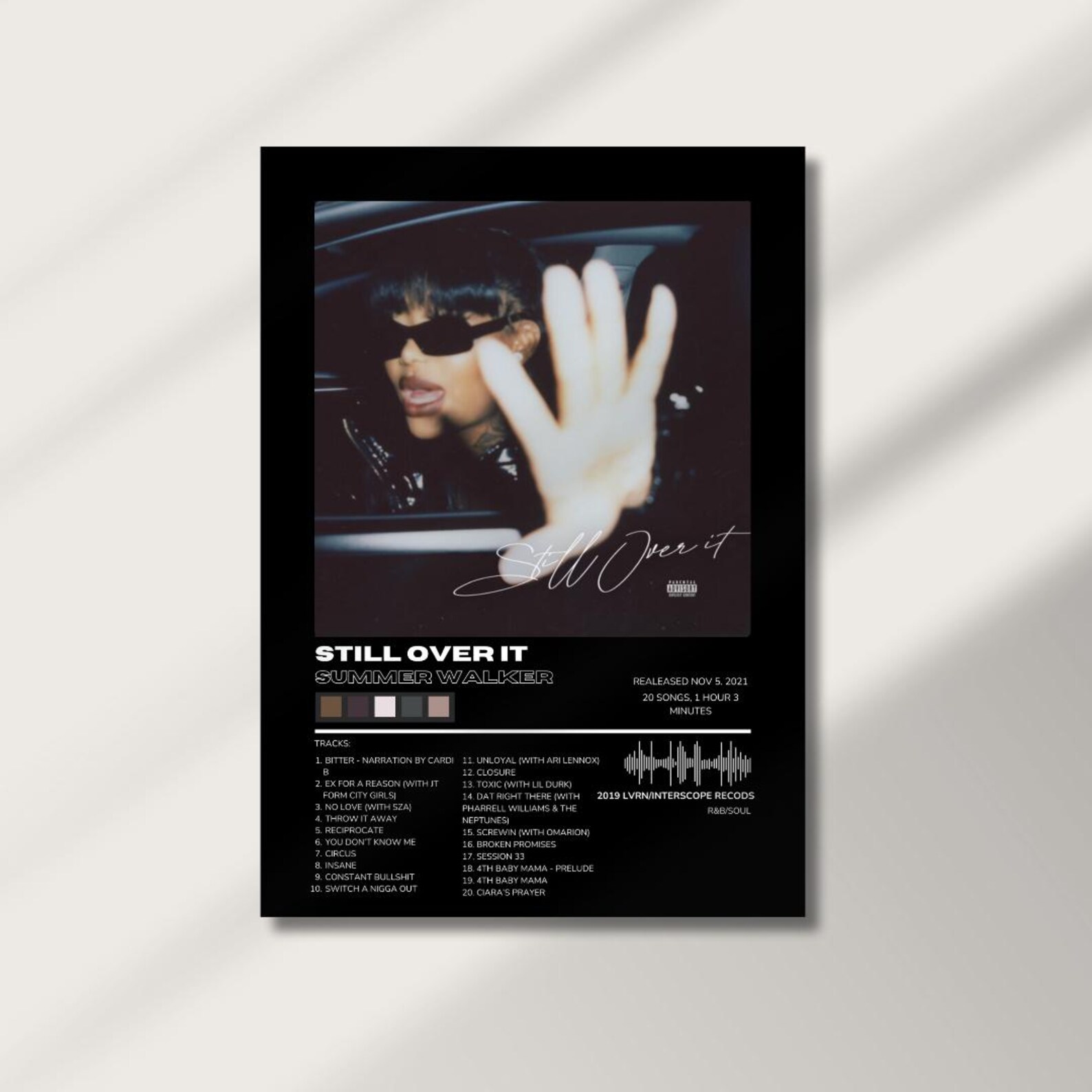 Set of 3 A3 Custom Digital Album Cover Posters, Album Cover Poster ...