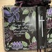Gothic Flower Hand Painted Bible, Personal Bible, Bible Keepsake ...