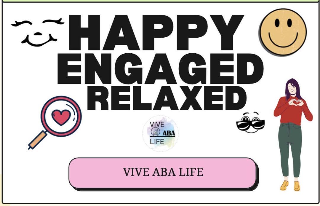 ABA Paren/rbt Training: Happy, Relaxed, and Engaged (HRE)- Editable - Etsy